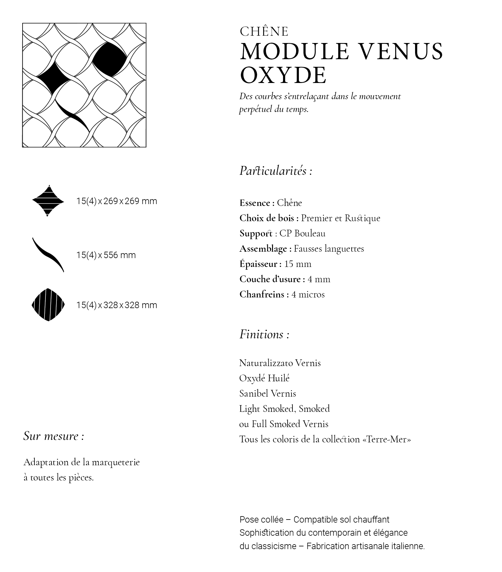 Module Vénus Oxydé | CarréSol Éditions